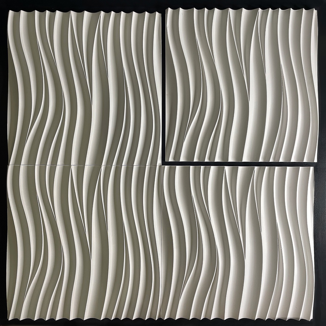1. Wave Gobi 3D. | แผงผนังตกแต่ง — Nordic Wall Co. Ltd