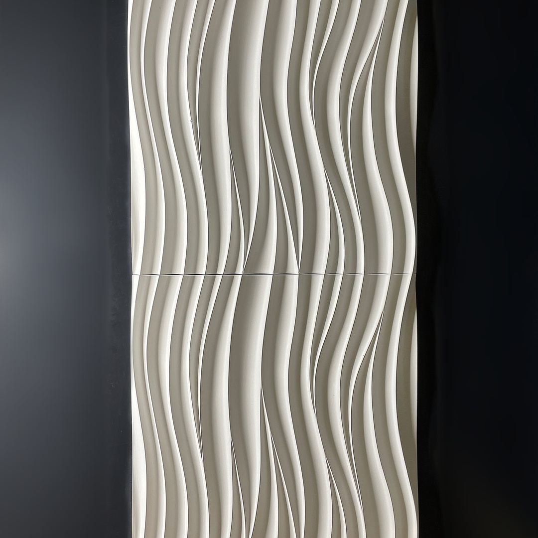 001. Wave Gobi 3D. | แผงผนังตกแต่ง — Nordic Wall Co. Ltd