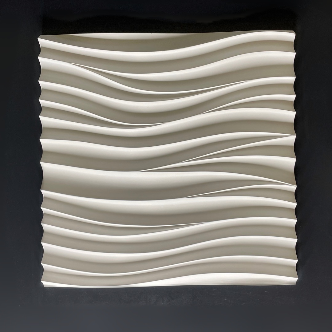 001. Wave Gobi 3D. | แผงผนังตกแต่ง — Nordic Wall Co. Ltd